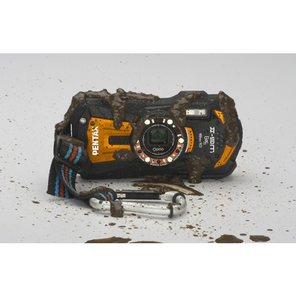 Pentax Optio WG-2 GPS Orange Adventure Series 16 MP Waterproof Digital Camera with 5 X Optical Zoom and GPS