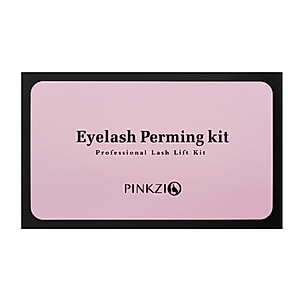 PINKZIO Lash Lift Kit, Professional Eyelash Perm Kit, Safe Perming Wave, Semi-Permanent Lash Curling for Salon