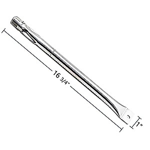 Dongftai SA560A (5-Pack) 16-3/4 inch Stainless Steel Burners Replacement for Forge Models 2518-3, 3218LT, 3218LTM, 3218LTN, L2318, L3218, P3018, SH3118B