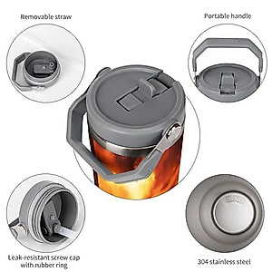 SYJTGDE Large Capacity Car Cup Horses Red Glowing Clouds Fashionable Upgrade Car Cup Advanced And Beautiful Travel Cup