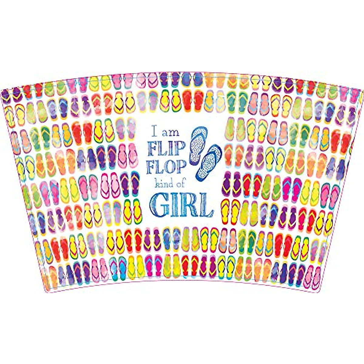 Flip Flop Kind of Girl Stainless Steel 16 oz Travel Mug with Lid