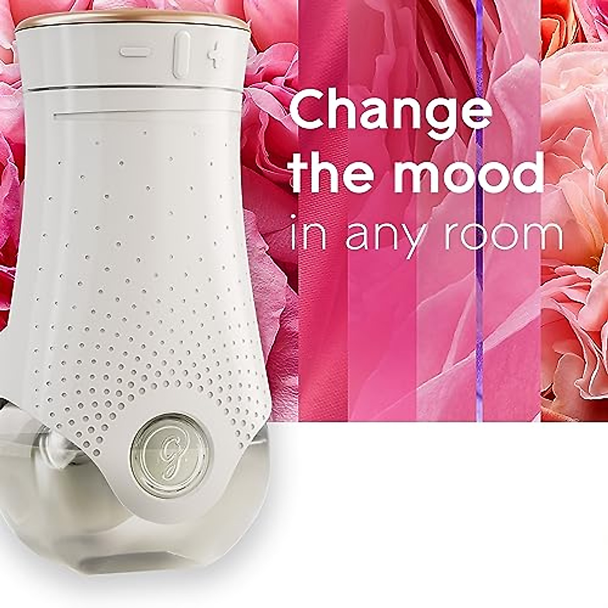 Glade PlugIns Refills Air Freshener, Scented and Essential Oils for Home and Bathroom, Rose & Bloom, 3.35 Fl Oz, 5 Count