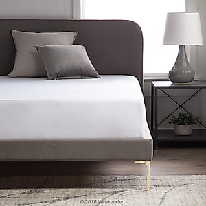 WEEKENDER Premium Commercial-Grade 5-Sided Mattress Protector-Waterproof-High Heat Dryer Proof-Reinforced Seams, Full XL, White