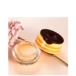 4 Pcs Honey Pot Lip Balm,Lip Moisturizer Exfoliating Hydrating Honeypot Lip Mask.