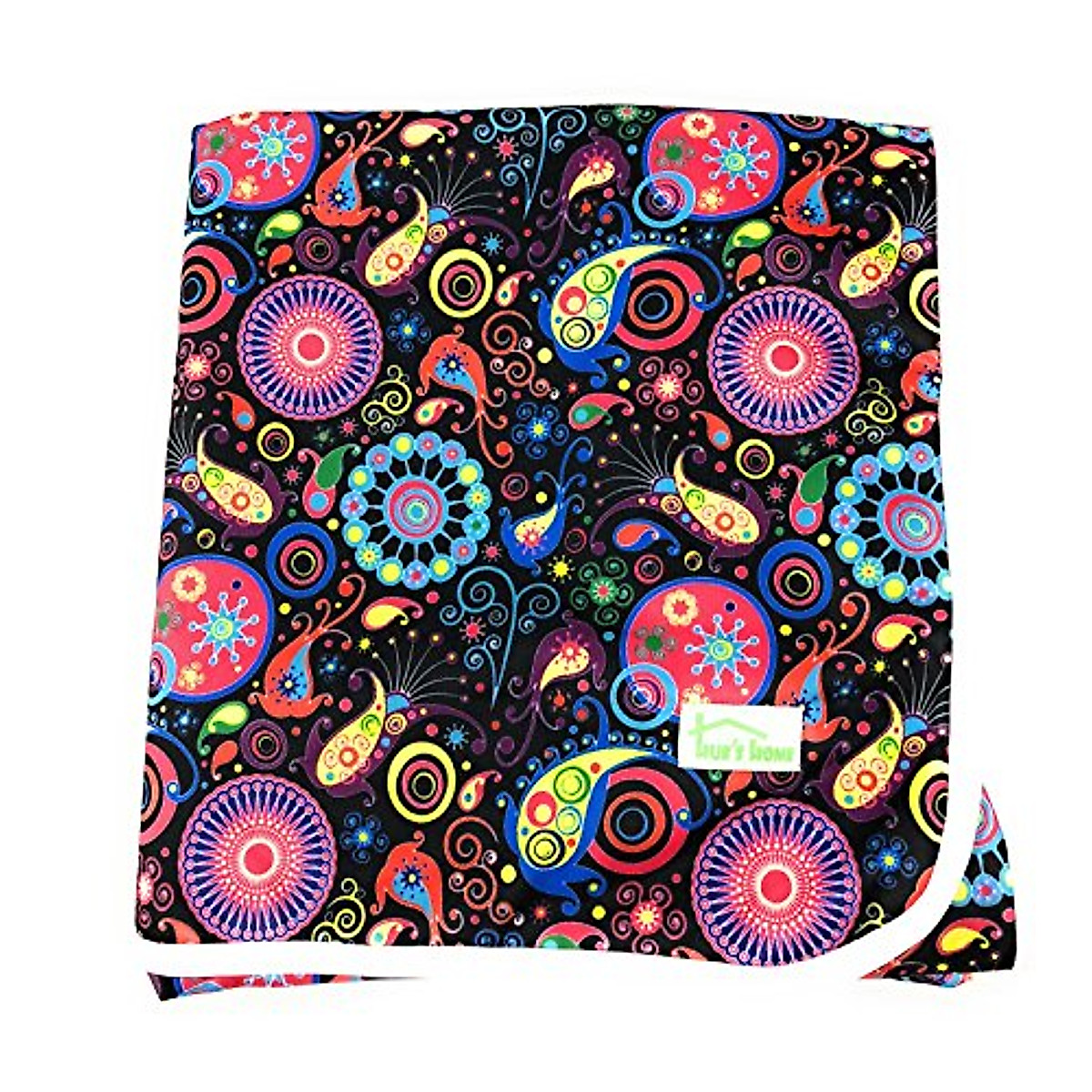 Designer Pattern Ultra-Soft Washable Large 29" x 29" Incontinence Chair or Bed Pad (Cosmic Multi)