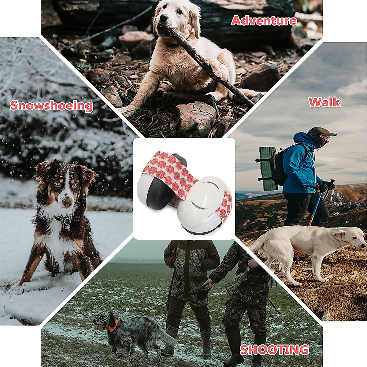 Small Dog/Cat Ear Muffs for Noise Protection, Noise Cancelling Headphones for Small Dogs/Cats, Dog Ear Plugs for Small Dog and CAT, Hearing Protector for Thunder, Fireworks, Helicopters, Celebrations,