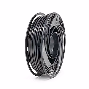 Gizmo Dorks Flexible TPU 3D Printer Filament 1.75mm 200g, Black