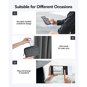 VRURC USB C Portable Charger, 5000mAh Mini Power Bank Fast Charging,PD 20W Charging Bank Compatible with iPhone 15,15 Pro,15Pro Max, Samsung Galaxy,Note 20/10/9/8,Google Pixel,Android etc (Blue)