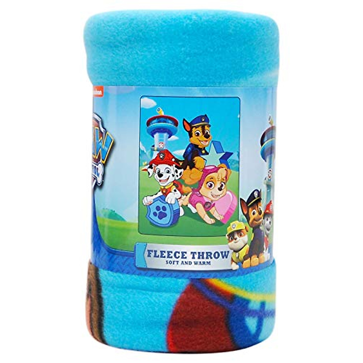 Northwest The Company Paw Patrol Throw Blanket, 46 Inch x 60 Inch, Multicolor