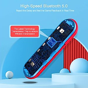 UeeVii Switch Bluetooth Adapter, Bluetooth 5.0 Audio Transmitter Adapter for Nintendo Switch & Switch Lite PS5 PS4 Supports in-Game Voice Chat& Dual Link USB-C APTX Low Latency for Headphones Airpods