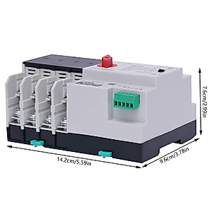 100A 4P Dual Power Automatic Transfer Switch 110V Dual Power Generator Changeover Switch 50HZ/60HZ Transfer Switch