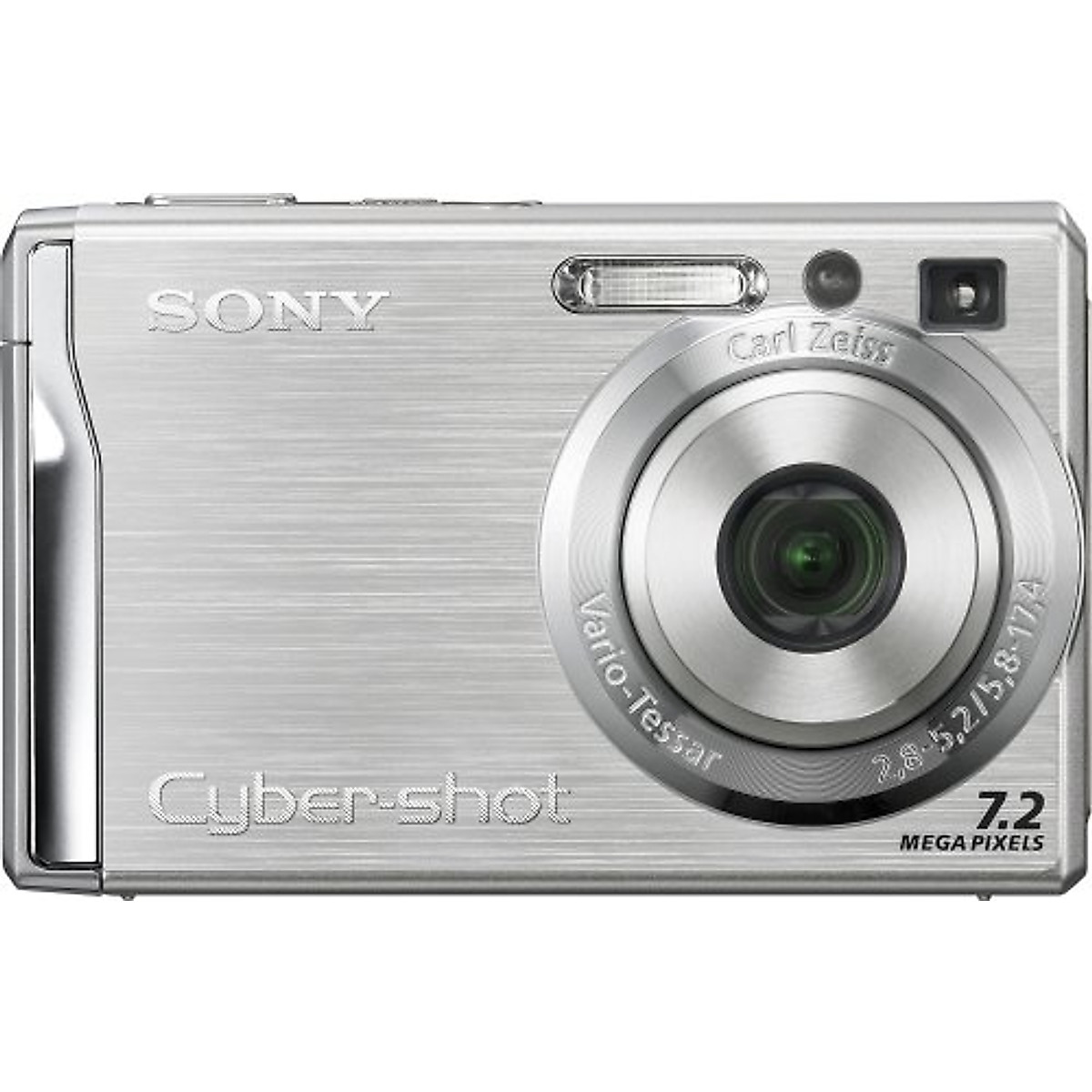 Sony Cybershot DSCW80 7.2MP Digital Camera with 3x Optical Zoom and Super Steady Shot (Silver) (OLD MODEL)