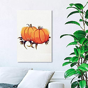 Wynwood Studio Food and Cuisine Wall Art Canvas Prints 'Pumpkiny' Vegetables Home Décor, 24" x 36"