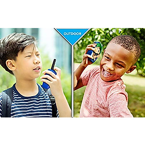 Super Mario Bros Walkie Talkies Kids Toys, Long Range, Two Way Static Free Handheld Radios, Designed for Indoor or Outdoor Games for Kids Aged 3 and Up