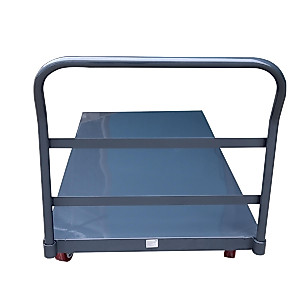 Platform Truck, Steel Deck, 30" x 60", 5" PU Casters, 2000 lb. Cap., Heavy Duty, Industrial Standard, Pake Handling Tools