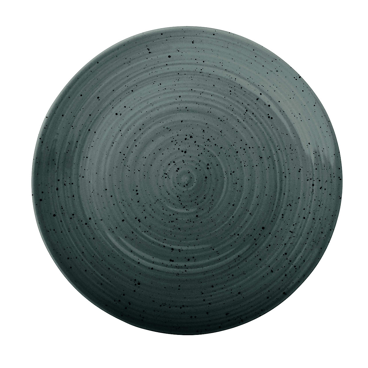 Sango Siterra Painter's Palette 16-Piece Stoneware Dinnerware Set with Round Plates and Bowls, Multicolor