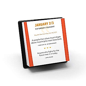 2021 Great Quotes from Great Leaders Boxed Calendar: 365 Inspirational Quotes From Leaders Who Shaped the World (Daily Calendar, Desk Gift for Him, Office Gift for Her)
