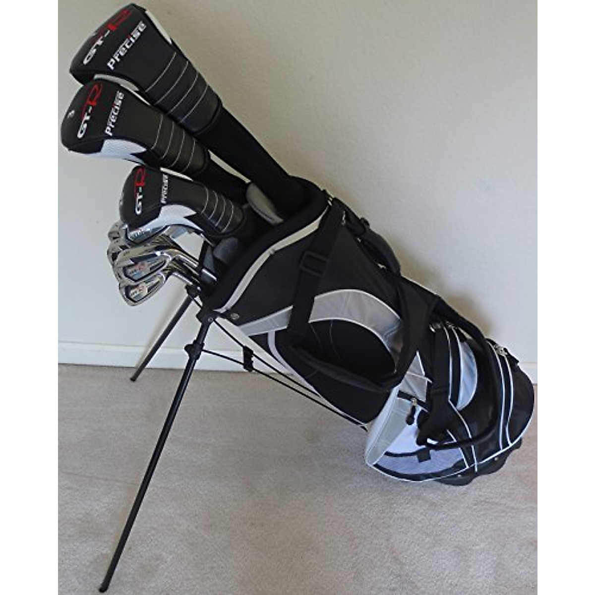 New Tall Mens Golf Set Clubs for Men 6'0"- 6'6" Complete Driver, Fairway Wood, Hybrid, Irons, Putter, Stand Bag Stiff Flex