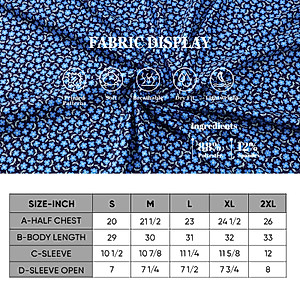 DEOLAX Mens Polo Shirts Fashion Print Mens Golf Shirt Dry Fit Mens Golf Polo Short Sleeve Quick Dry Funny Golf Shirt for Men