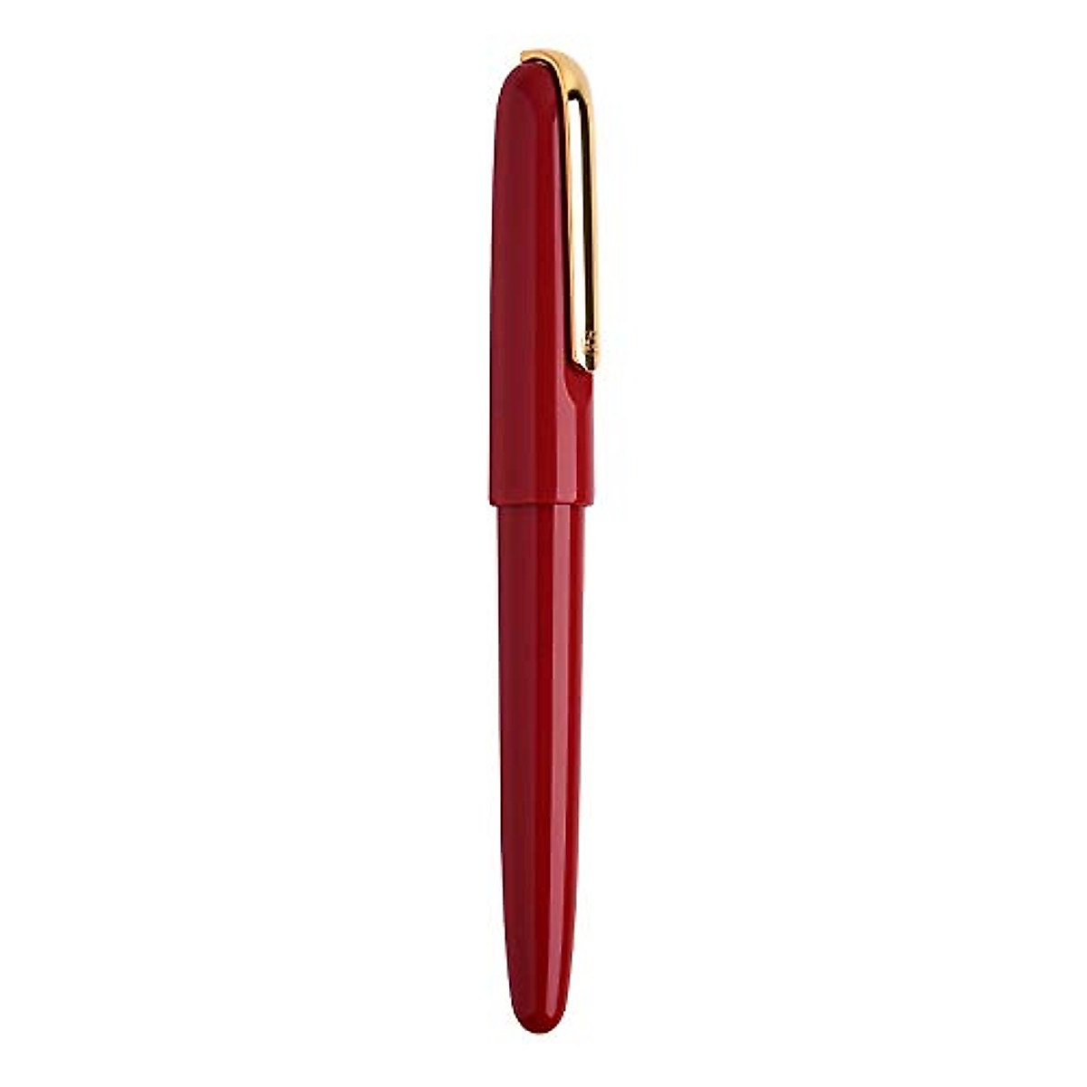 KACO Master Fountain Pen Extra Fine Nib Vivid Red Color with Alloy Pen Case