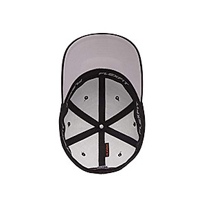 Flexfit Cotton Twill Fitted Cap, Black, Small/Medium