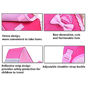 Waterproof Cat Face Waterproof Kids Backpack School Bookbag for Primary Girls Students Yookeyo