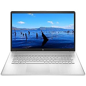 HP 2023 Newest 17.3 inch HD Thin Laptop, Intel Core i5-1235U (Up to 4.4GHz, 10 cores), Intel Iris Xe Graphics, 16GB RAM, 512GB PCIe SSD, WiFi6, Bluetooth5, Windows 11 Home, Silver + 3in1 Accessories
