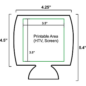 Blank Neoprene Mason Jar Coolie (Fits 16oz Jars) (Variety Color 6 Pack)