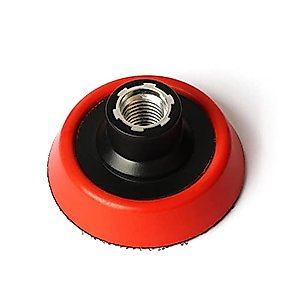 HOMESOM 3 Inch Backing Pads Hook Loop Backer Pads with 5/8-11Thread for Angle Grinder Buffer Pads 2pcs