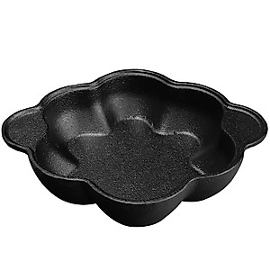 BOLVOUD Pre-Seasoned Cast Iron Dutch Oven Pot – Perfect Garlic Roaster and Potato Baker for Kitchen Oven or Outdoor BBQ Grill – A Must-Have Cast-Iron Ramekin Pot with Lid