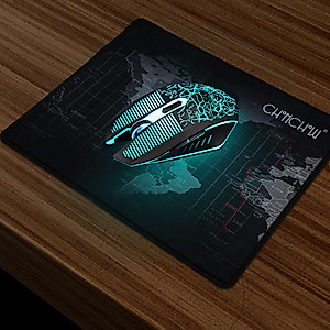 CHONCHOW Wireless Gaming Mouse Rechargeable LED Backlit 2.4G USB Receiver 3600 DPI Cordless Portable High Performance Compatible with PC Laptop MacBook iMac PS4 PS5 Switch Xbox one x(Black)