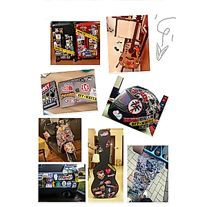 61pcs Modified Cars Speed and Passion Cartoon Doodle Stickers Car Stickers for Kids,Racing Car Stickers, Sports Car Stickers for Luggage Laptop Car Waterproof Decorative Toy Graffiti Stickers