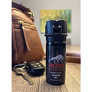 REDD Pepper Spray, Tactical Nuke - (1.40% MC) Maximum Strength Pepper Gel - (2 oz)