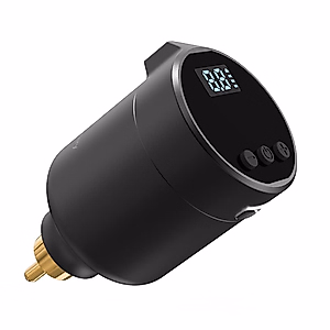 Mast Tattoo Gun Kit Flip Wireless Tattoo Machine 7 Strokes Length Tattoo Kit 2 Batteries Power Supply 20 Pro Tattoo Needles Cartridges Purple Color