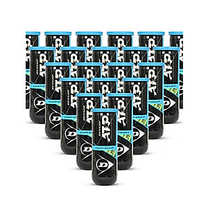 DUNLOP ATP Championship Regular Duty Tennis Balls, Case
