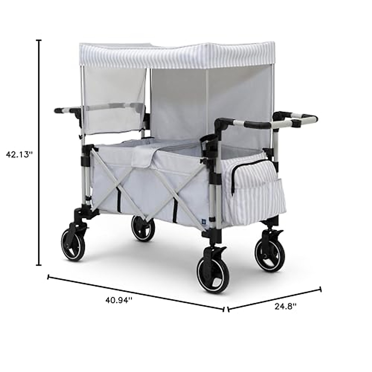 GAP babyGap Deluxe Explorer Wagon, Grey Stripes