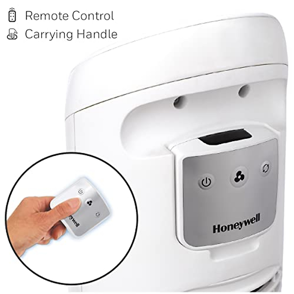 Honeywell QuietSet Tower Fan 5 Speed - White