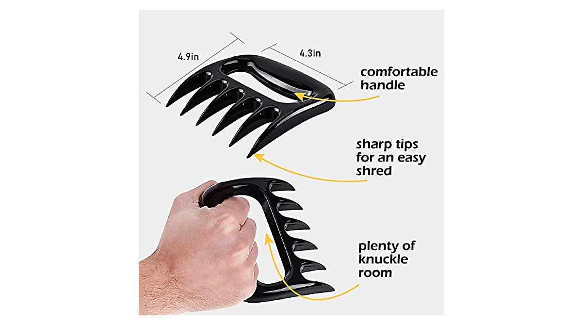 Auckway Meat Claws for Perfect Shredded Meat | BBQ & Kitchen Tool
