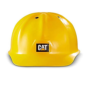 CAT Construction Toys, Dump Truck Set with CAT Hard Hat and Sand Tools, Outdoor Toys for Kids Ages 3+