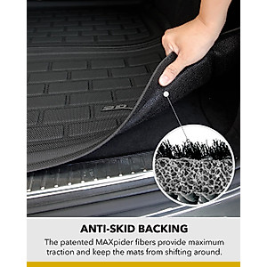 3D MAXpider Custom Fit Kagu Cargo Liner (Black) Compatible with Honda Pilot 2009-2015 - Cargo Liner