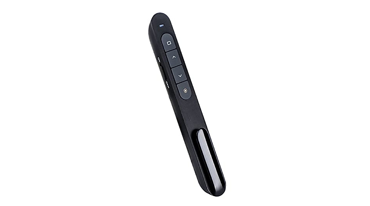 Wireless Presentation Clicker Remote | Pointer & Slide Advancer