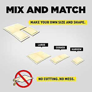 d-CON Pre-Baited Select-A-Size Glue Traps, Mouse, Ants, Cockroaches, and Spiders, Household Pest Sticky Trap, Ready to Use Indoors, 72 Count