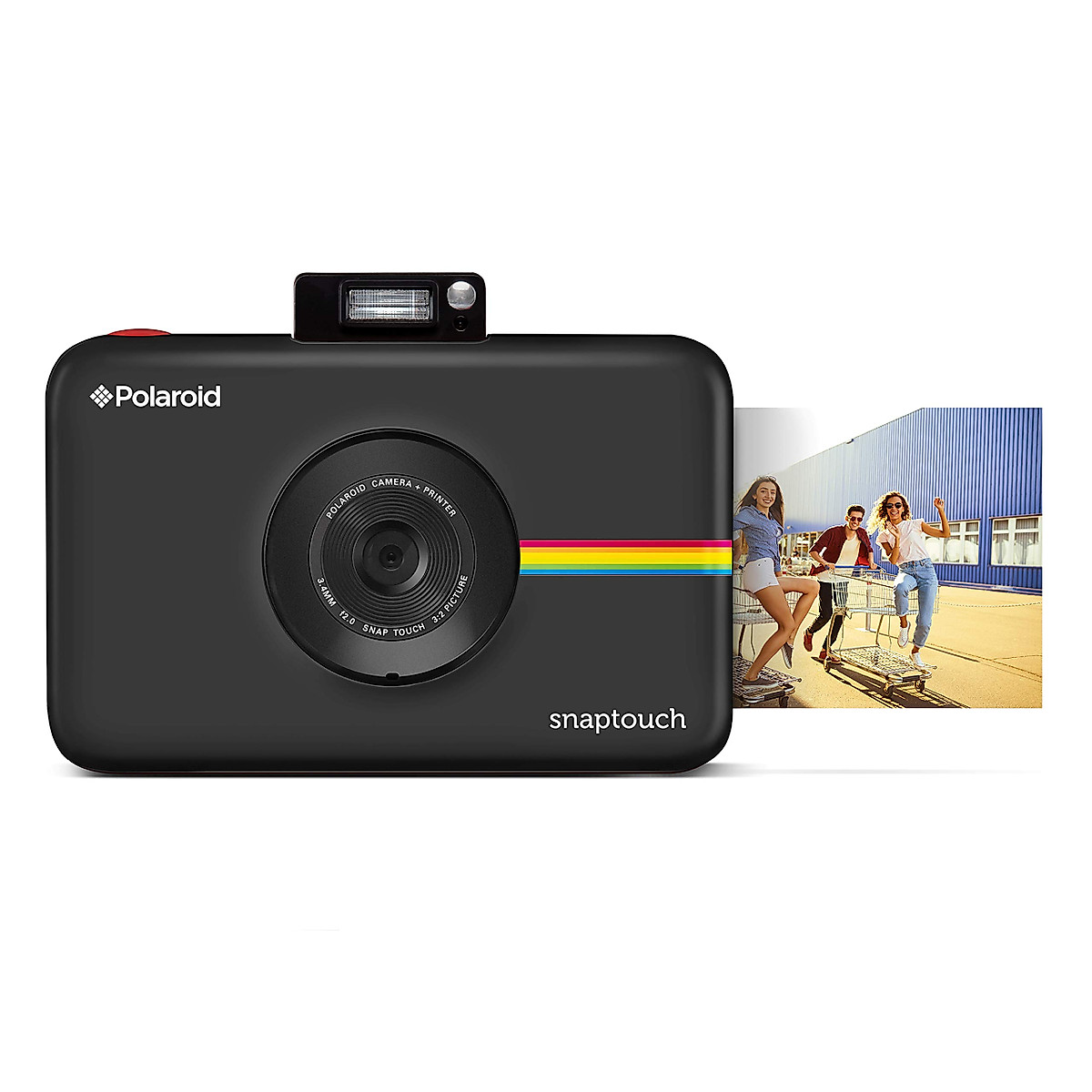Zink Polaroid SNAP Touch 2.0 – 13MP Portable Instant Print Digital Photo Camera w/ Built-In Touchscreen Display, Black