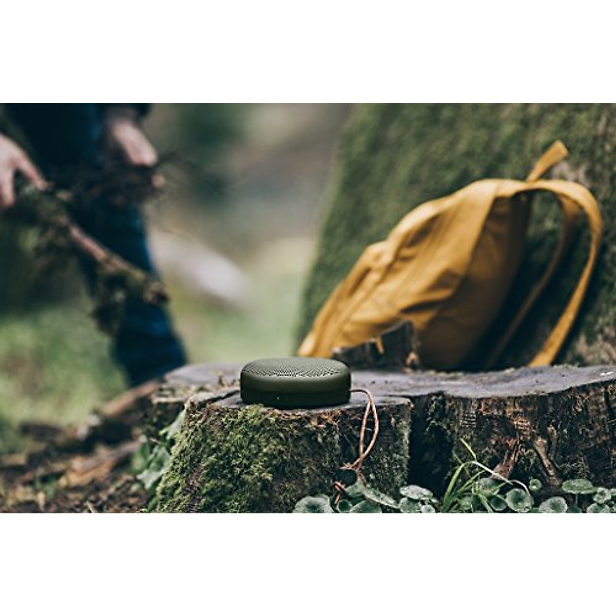 Bang & Olufsen Beoplay A1 Portable Bluetooth Speaker with Microphone – Moss Green - 1297862