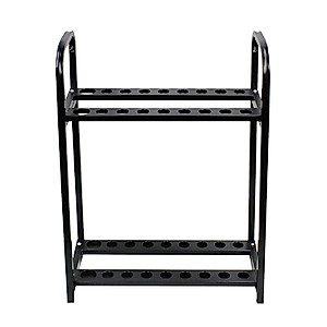 Golf Club Organizer Rack Golf Club Display Stand Rack Holder Shelf Golf Display Rack Premium Metal Golf Putter Stand Holds 9/18/27 Clubs (18 Holds)