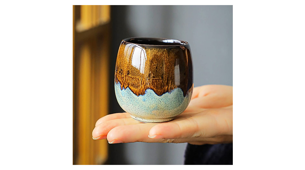 Tolatr Ceramic Kiln Espresso Cups Set - Unique 3oz Design