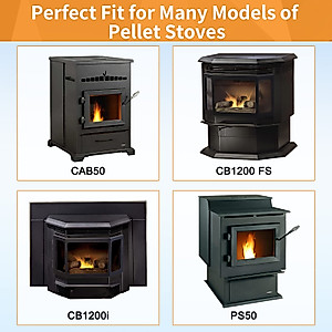 Criditpid Replacement 812-3381 Combustion Blower Motor for Quadra-Fire Classic Bay 1200, Exhaust Blower Fan for Heatilator Eco Choice CAB50, PS35, PS50 Pellet Stoves.(Without Housing)