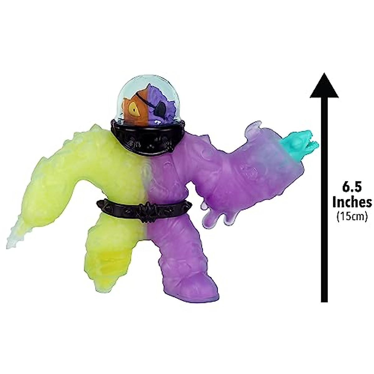 HEROES OF GOO JIT ZU Deep Goo Sea Bowlbreath Double Goo Pack. Stretchy, Squishy 6.5" Bowlbreath with 2 in 1 Goo Power and EEL Pop Attack Weapon
