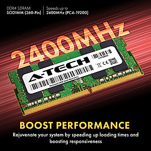 A-Tech 16GB RAM Compatible for Acer Aspire 5 A515-46-R3UB Laptop | DDR4 2400MHz PC4-19200 SODIMM 2Rx8 1.2V 260-Pin Non-ECC SO-DIMM Memory Upgrade