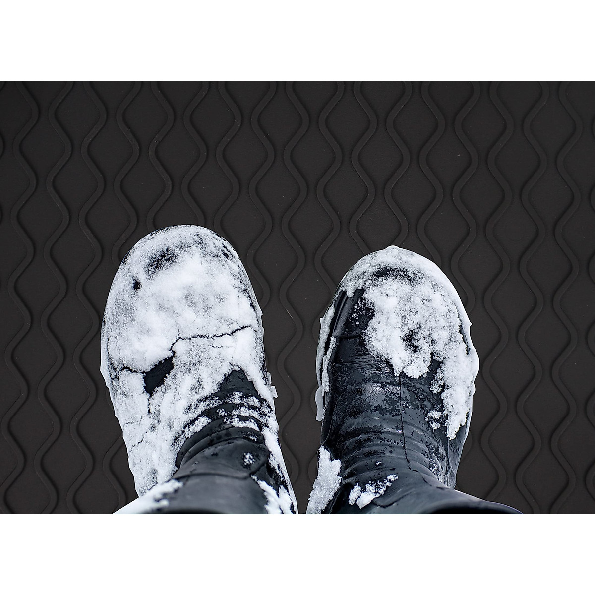 Boot Tray for Entryway Indoor, 2Pack Anti-Slip Large Shoe Tray, Multi-Purpose Rubber Shoe Drip Trays for Dog and Cat Food Bowls